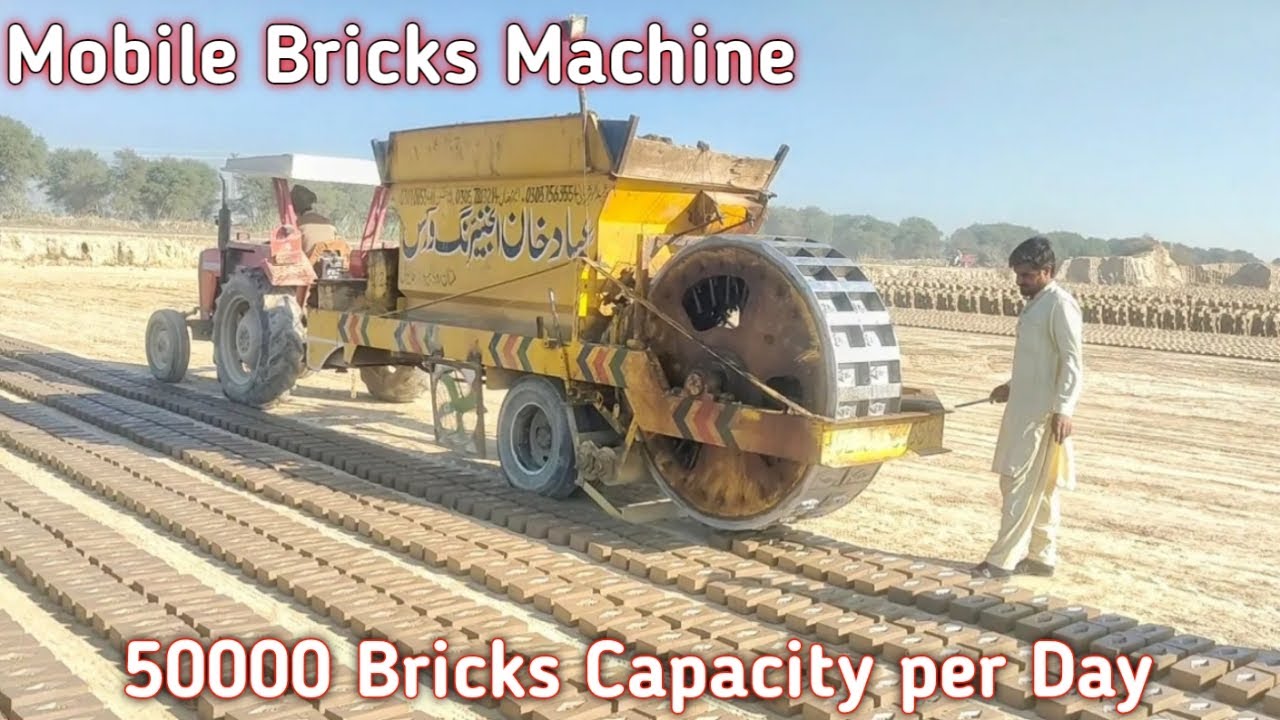 Mobile Bricks Machine | 50000 Bricks Capacity per Day | Bricks Plant # ...