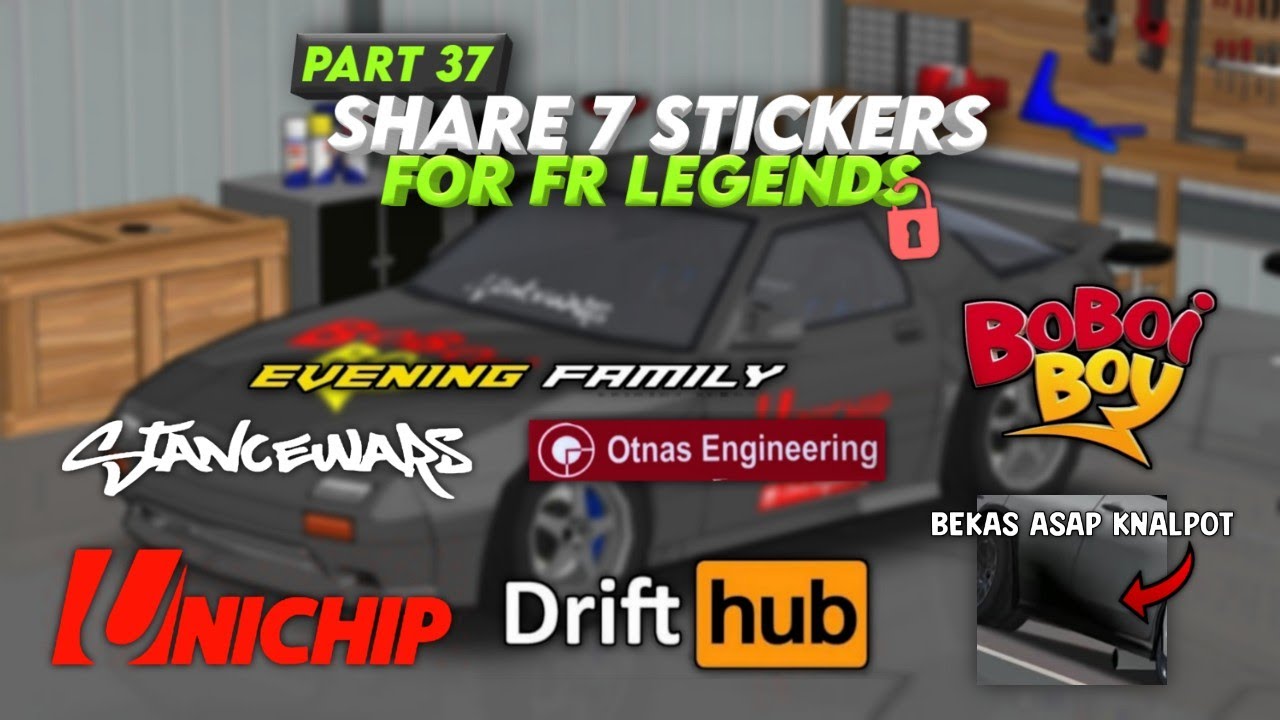 SHARE!!! 7 Stickers for Fr Legends #37 - YouTube