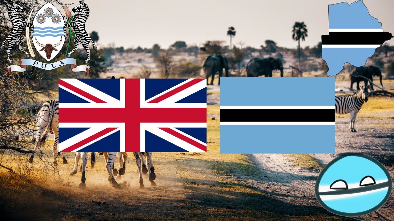 Historical flags of Botswana - YouTube