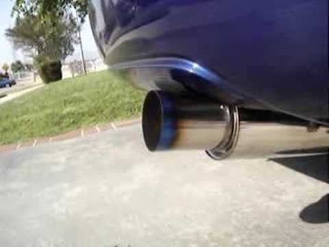 2007 Civic Si Greddy Ti-C Racing Exhaust Rev - YouTube