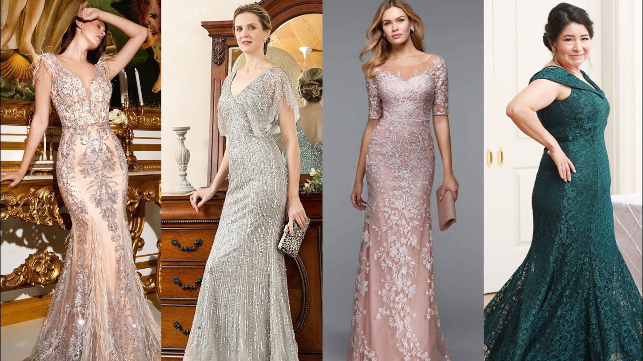 Super Elegant & Stylish Tulle Embellished Evening Gowns Maxi Dresses ...