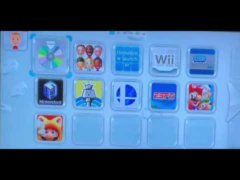 My Hacked Wii U menu as of December 31, 2024 (it needs improvements lol ...