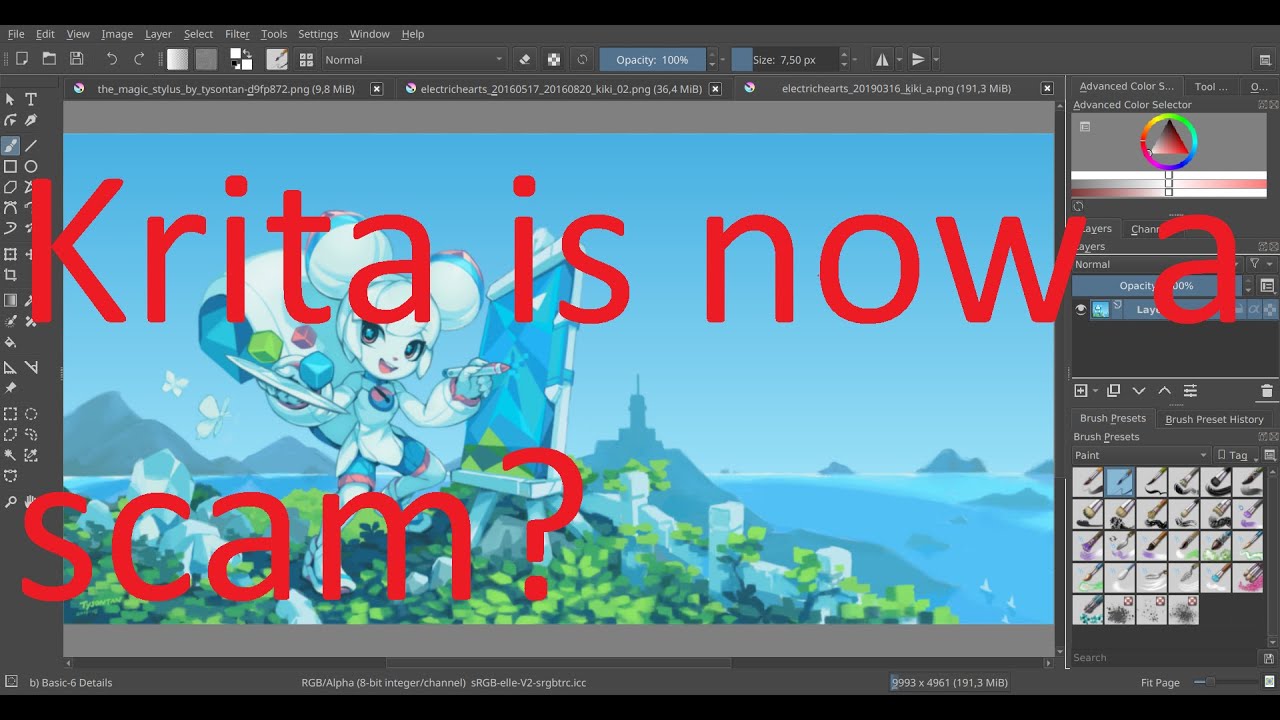 Krita is now a scam? - YouTube