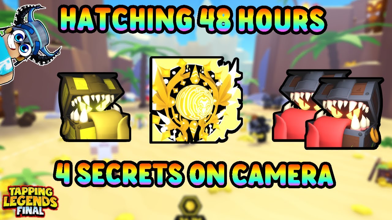 I HATCHED 4 SECRET PETS OVERNIGHT IN TAPPING LEGENDS FINAL - YouTube
