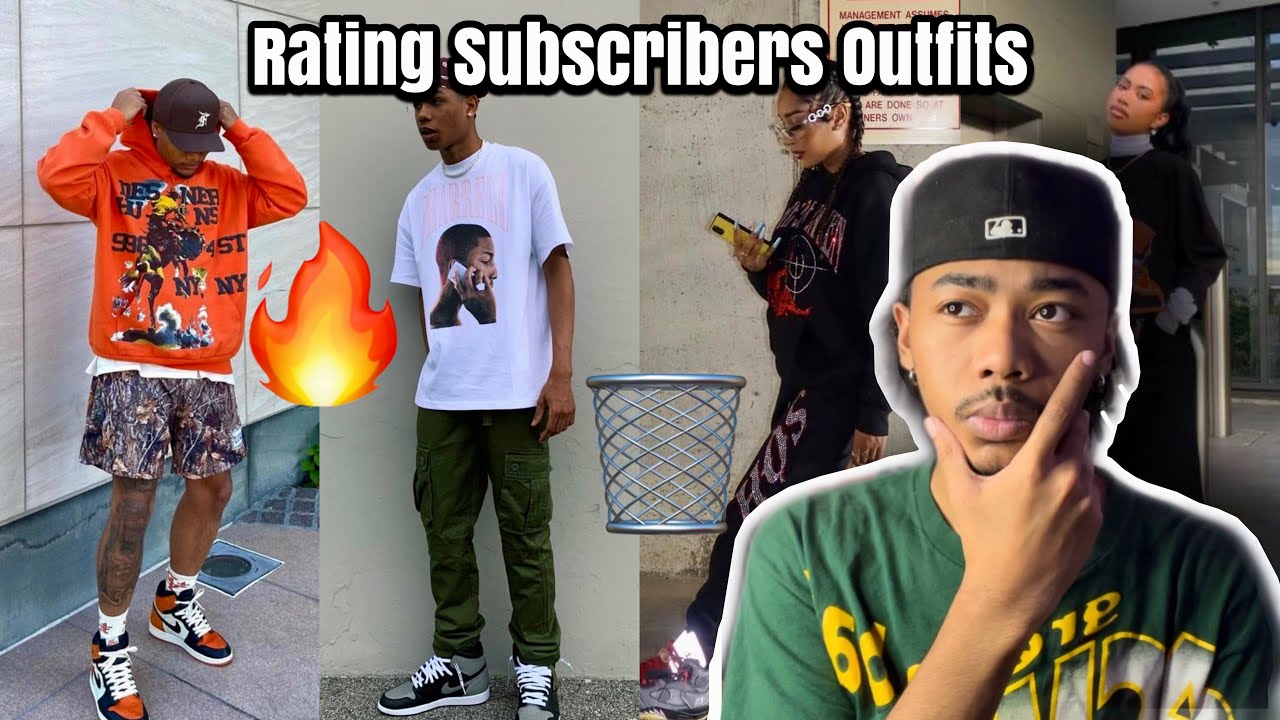 Rating My Viewers Best Outfits... - YouTube