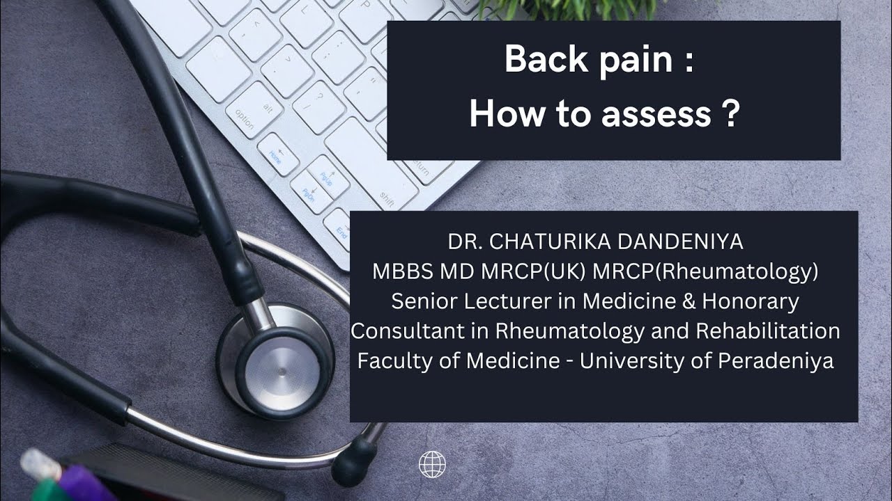 Back pain : How to assess? - YouTube