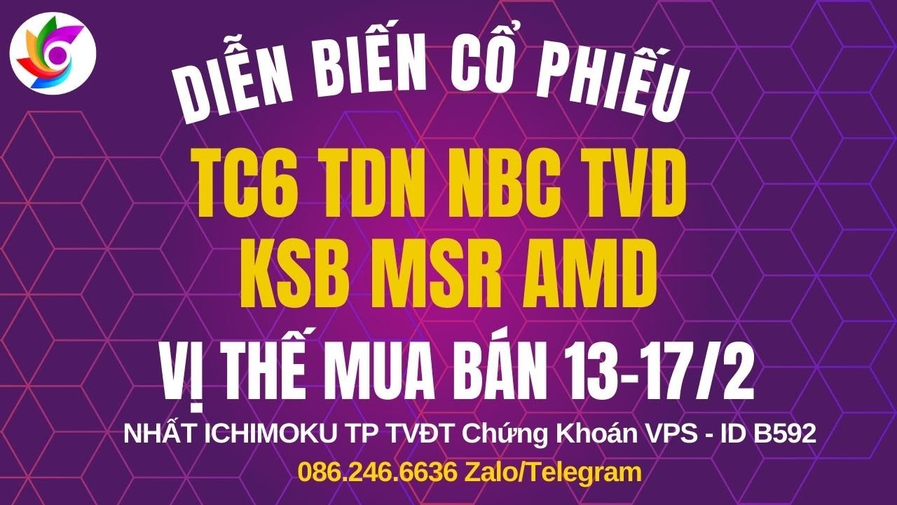Phân tích cổ phiếu TC6 TDN NBC TVD KSB MSR AMD Chứng khoán hàng ngày ...