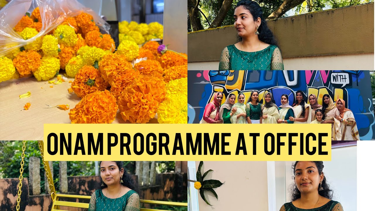 Onam programme at office|| simple vlog||Games||Onam special - YouTube