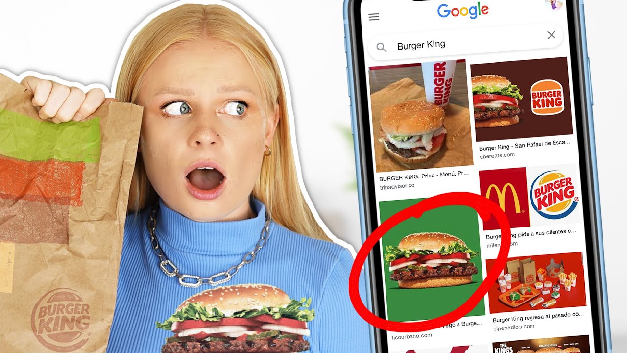 Letting Google Images DECIDE What I Eat For 24 Hours!! (IMPOSSIBLE FOOD ...