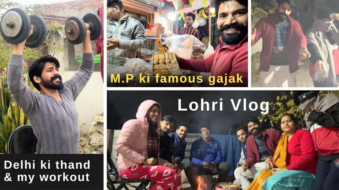 Muraina MP ki famous Gajak | Lohri Vlog with family Full funny moments ...