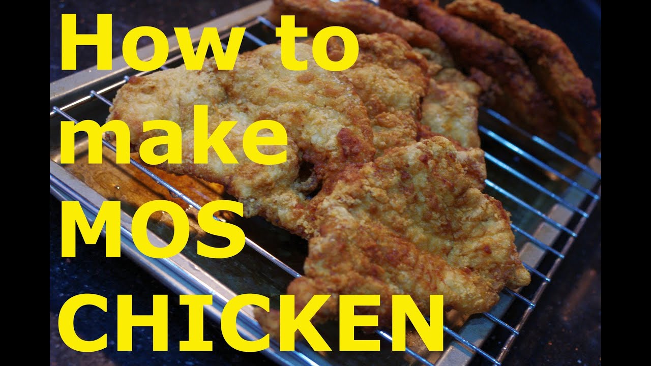 How to make MOS CHICKEN of MOSBURGER(Japanese Fast food chain) - YouTube