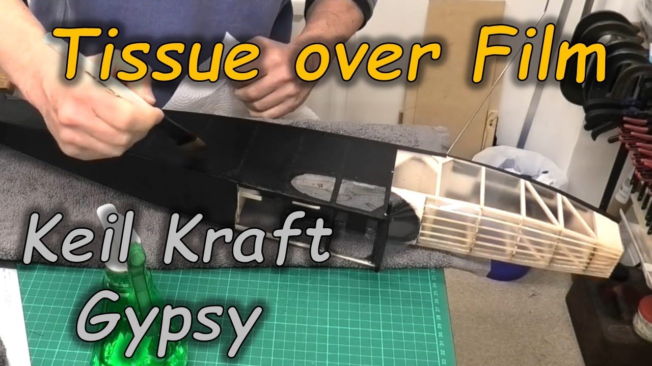 Keil Kraft Gypsy Build Series - Pt 17: Fuselage - Tissue over ...