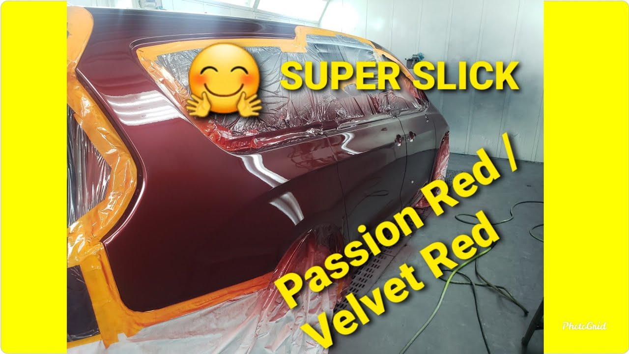 PAINT JOB PRV Passion Red/Velvet Red - YouTube