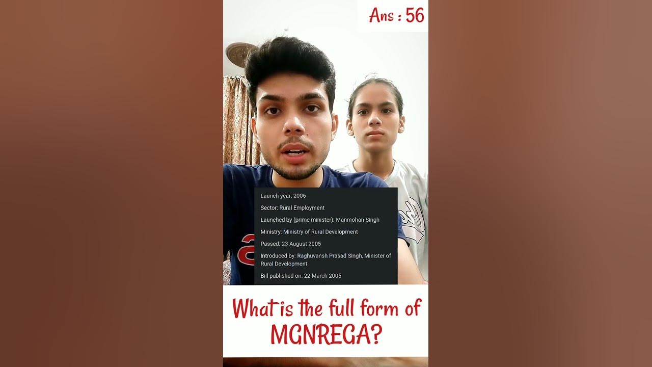 Ans 56 What Is The Full Form Of MGNREGA gk ytshorts mgnrega YouTube ans-56-what-is-the-full-form-of-mgnrega-gk-ytshorts-mgnrega-youtube