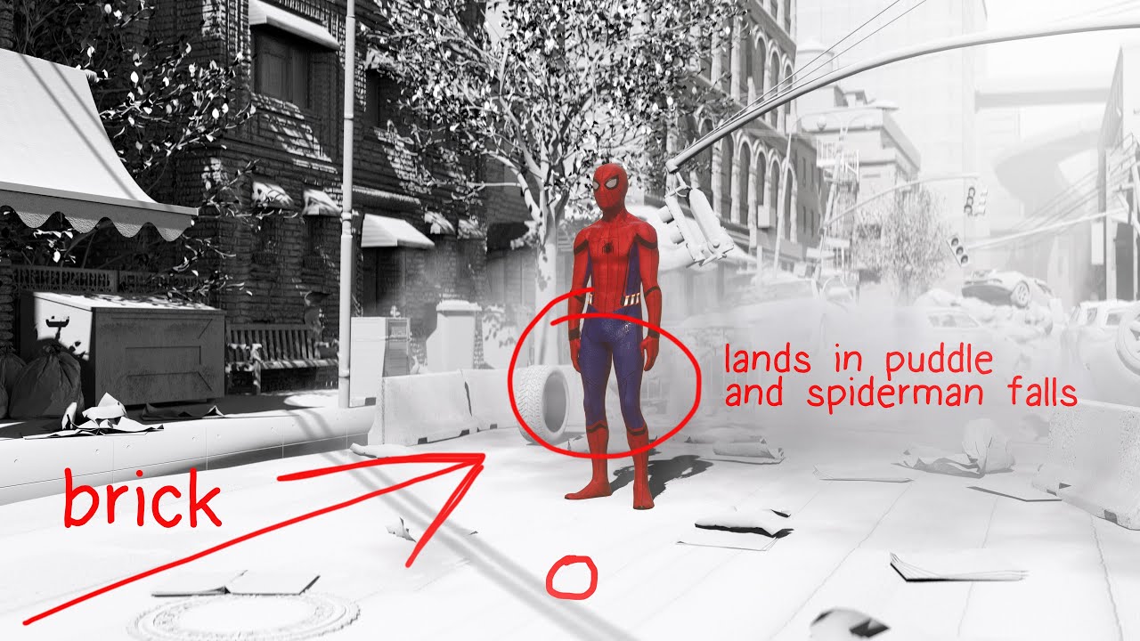 Spiderman Gets Hit in the Groin With a Brick | Shot Breakdown - YouTube