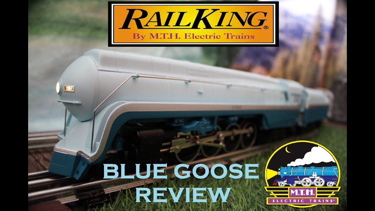 MTH RAIL KING Blue Goose J Review #mth #train - YouTube
