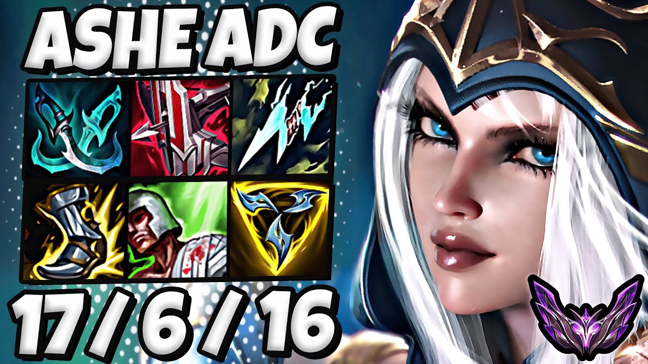 Ashe vs Jinx [ ADC ] Lol Korea Master Patch 13.24 - YouTube