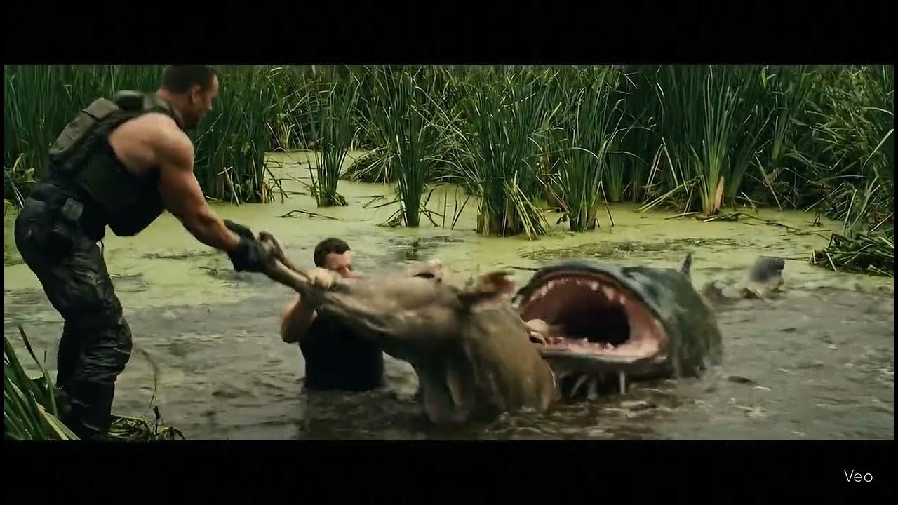 Giant Crocodile Attack in the Swamp! #fishing - YouTube