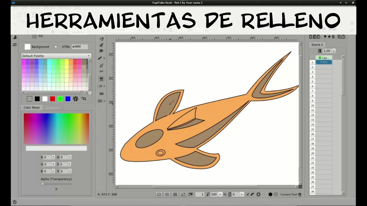 TupiTube Desk: Cómo utilizar las herramientas de relleno? - YouTube