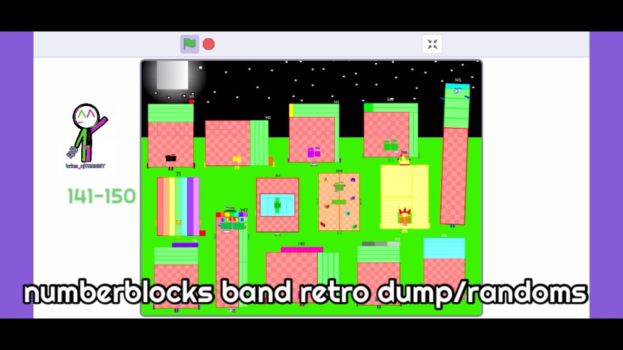 numberblocks band retro 141-150 with 71 retro and 300 band new 2024 ...