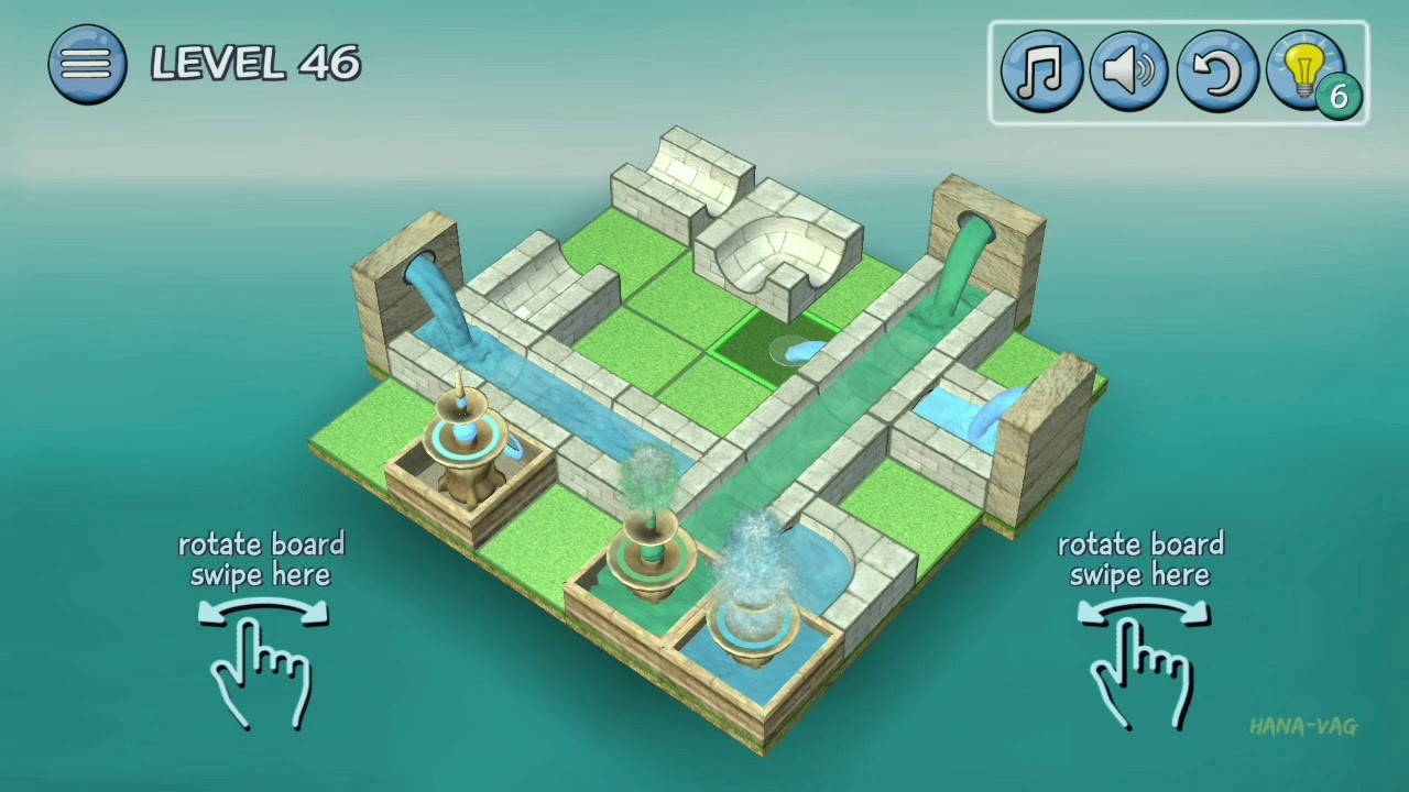 Flow Water - 3D Fountain Puzzle ( game offline) - YouTube