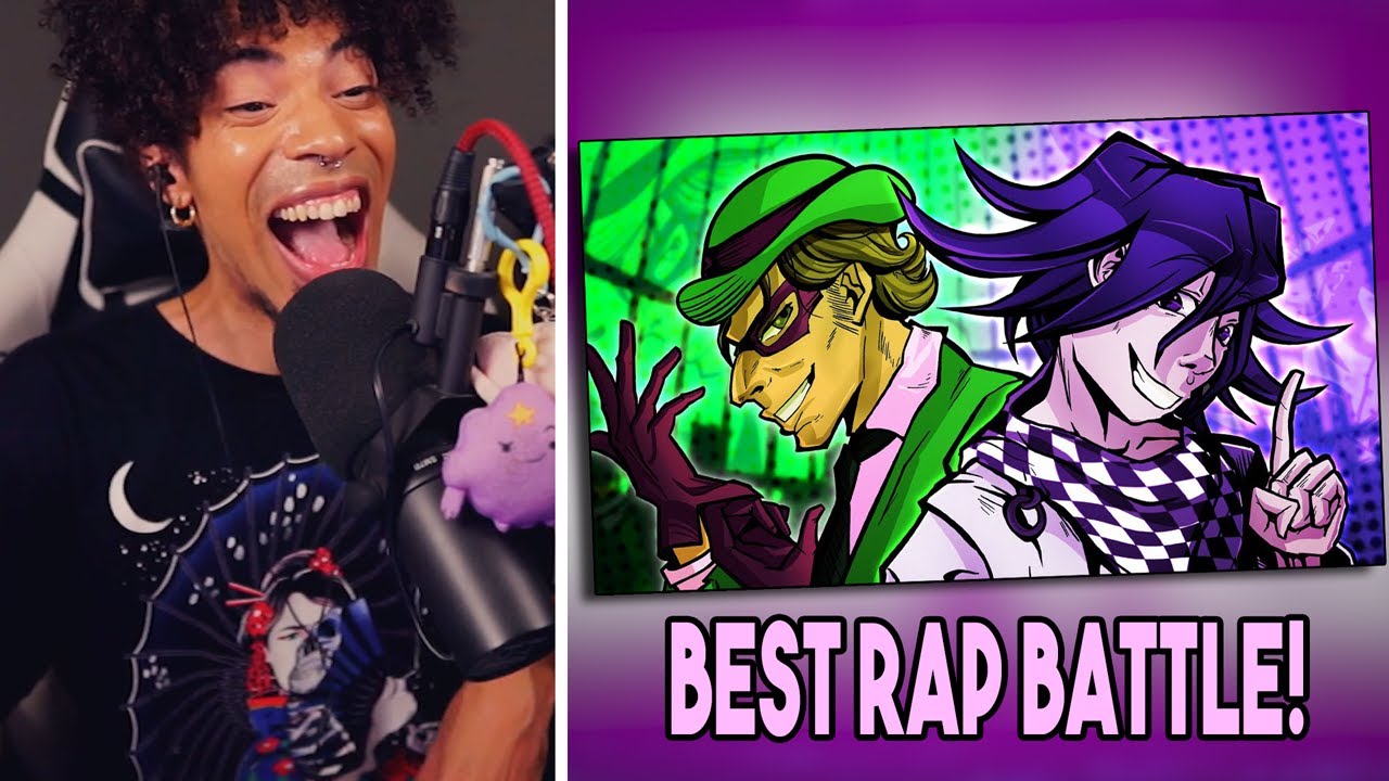 REACTING TO KOKICHI OUMA VS THE RIDDLER RAP BATTLE! [DANGANRONPA VS ...