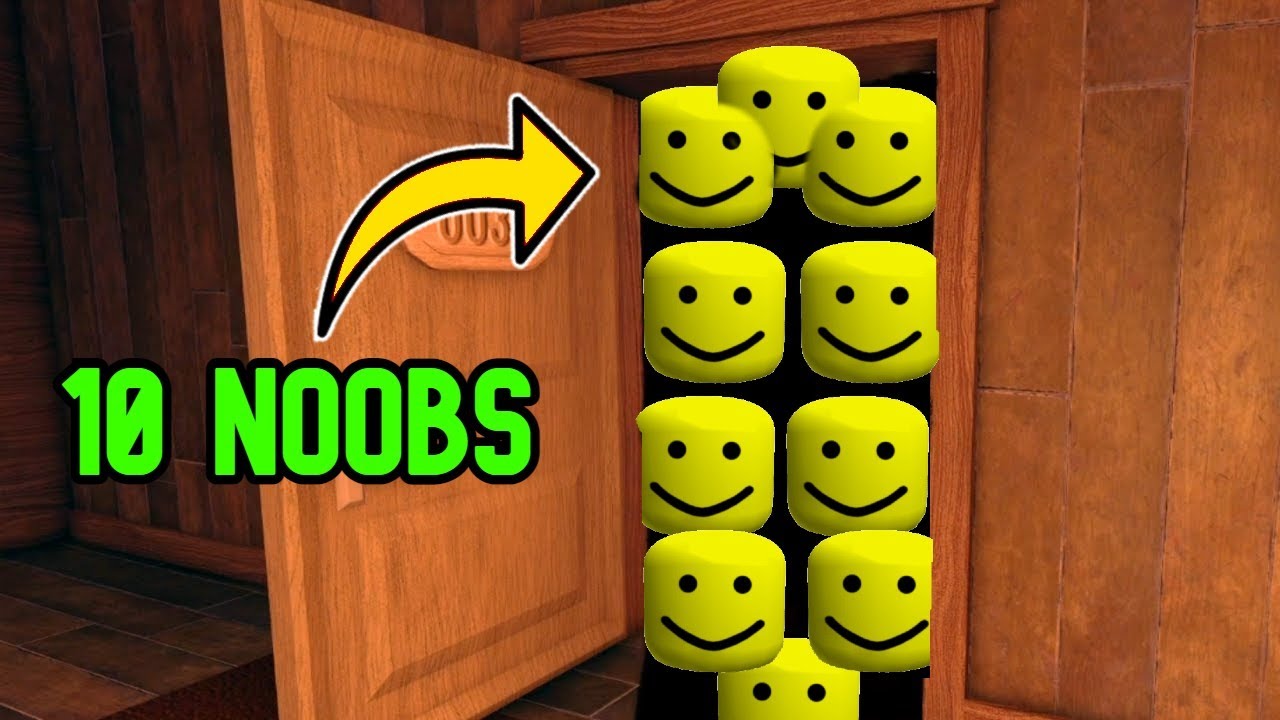 1 pro vs 10 noobs: Roblox Doors Manhunt - YouTube