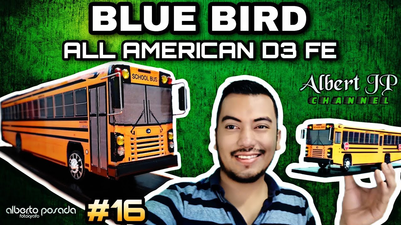 No.16 | Blue Bird: All American D3 FE School Bus Semi-stock, by GP ...