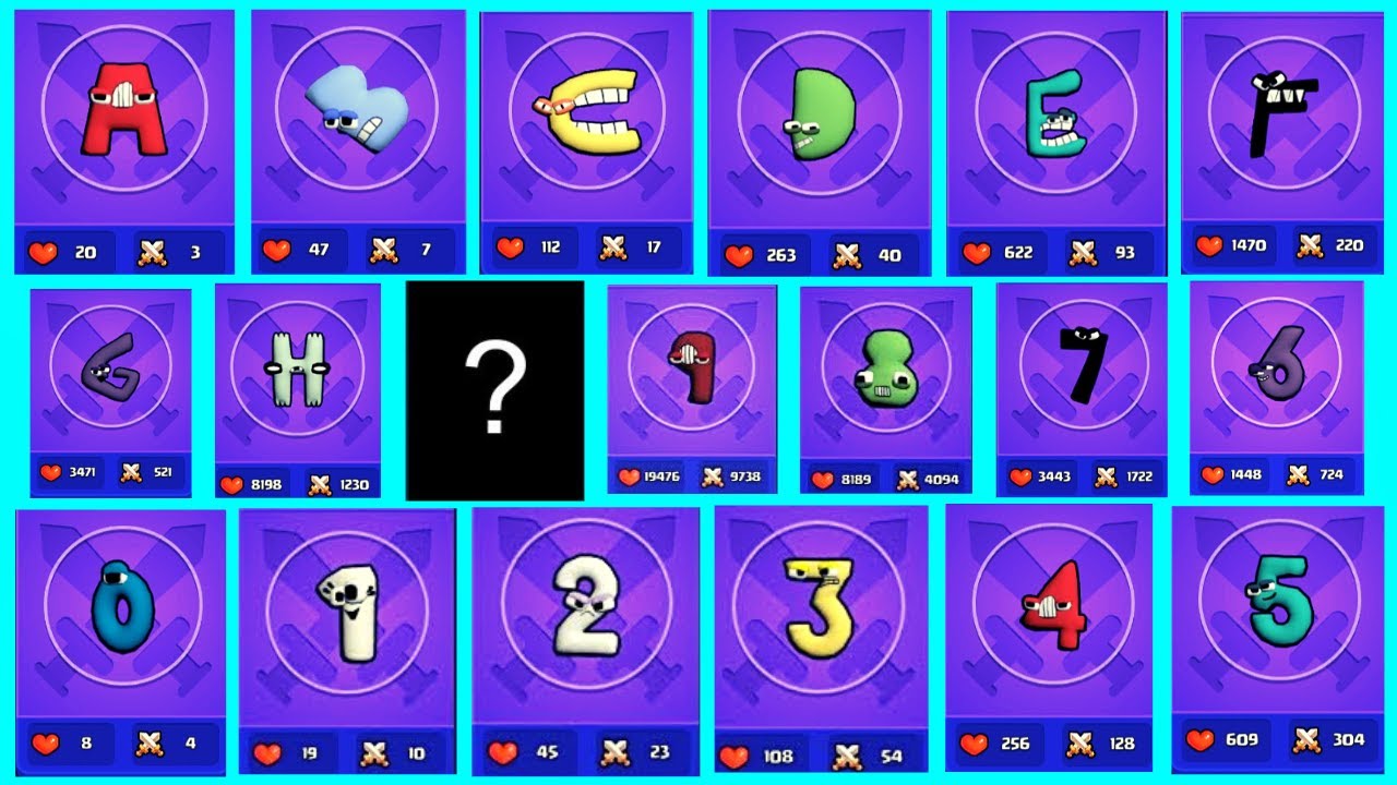 MERGE 'ALPHABET + NUMBER LORE' 3D - Monster Fusion ⭐ ⭐⭐⭐ Part 2 ...