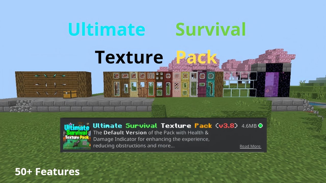 Resource Pack Yang Bagus Untuk Survival Kalian USTP(Ultimate Survival ...