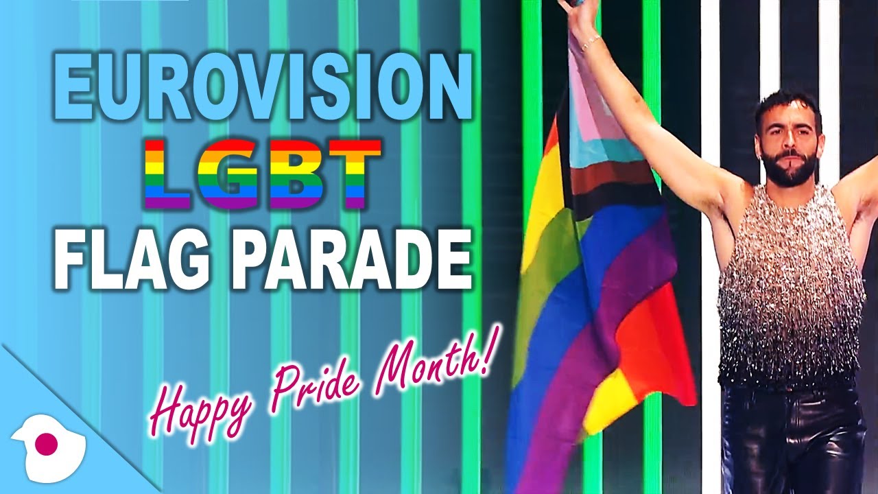 🏳️‍🌈 Delegations supporting the LGBT community during Eurovision Flag ...