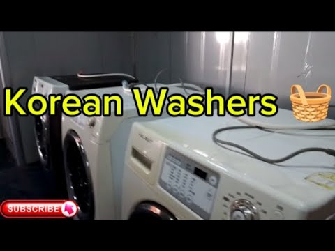 Korean Washing Machine para sa Laundry Shop 🧺💦👕👚👗 - YouTube