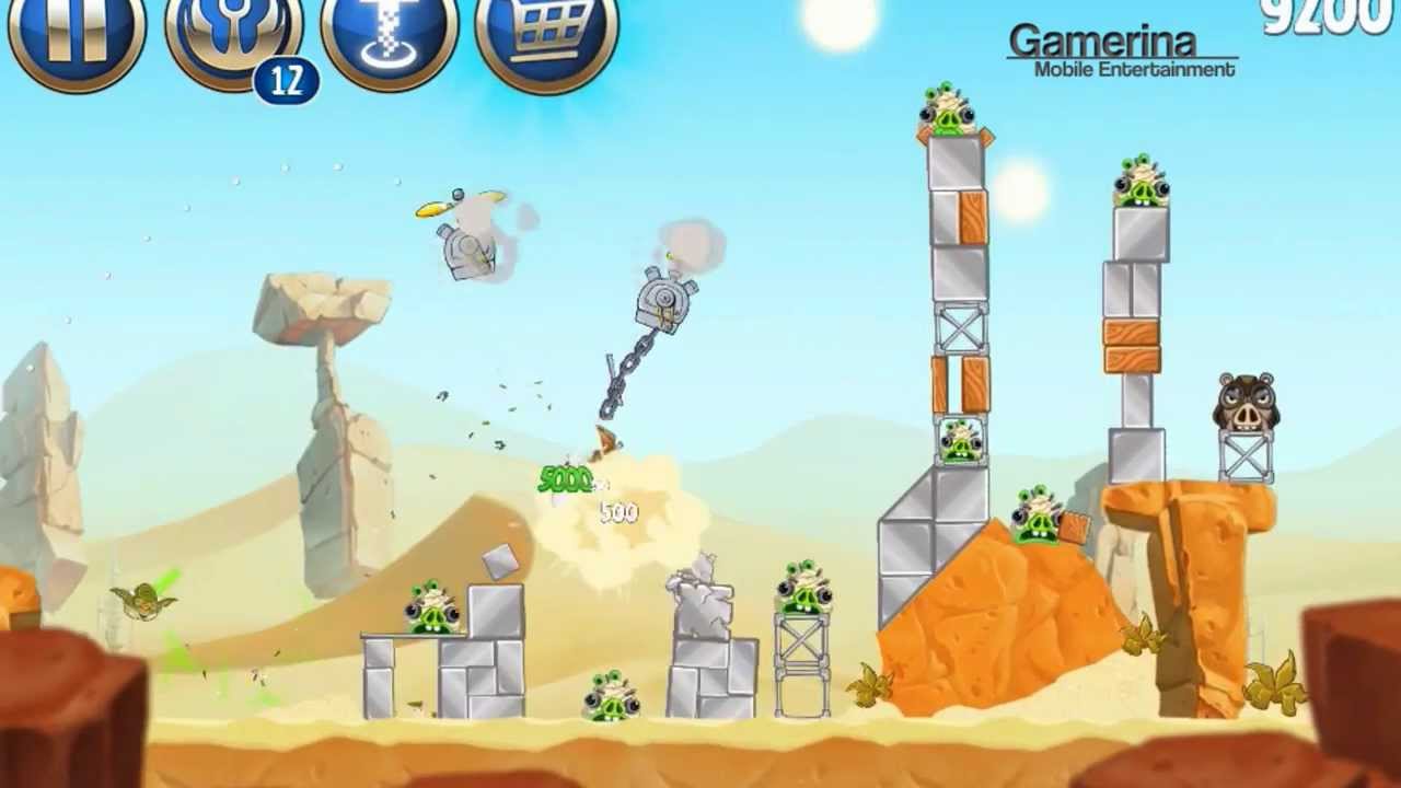 Angry Birds Star Wars 2 Level B1-15 Walkthrough - YouTube