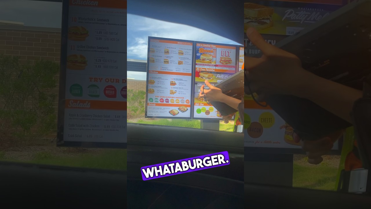 Whataburger has whatachicken🫢 #viral #funny #food - YouTube