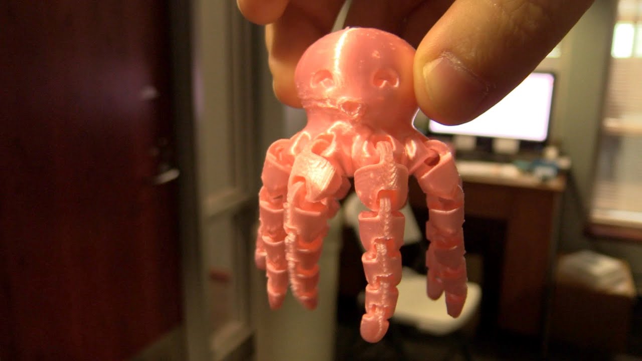 Makerspace Monday: Awesome Octopus with a 3D Printer - YouTube