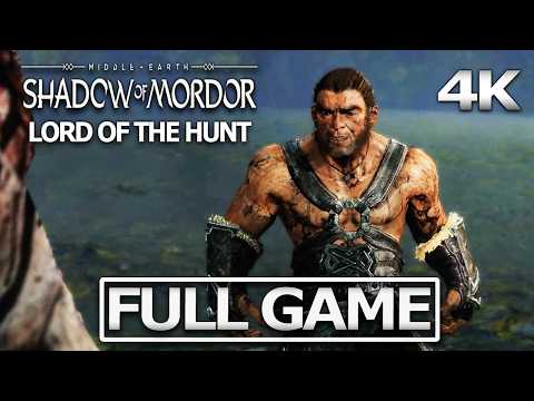MIDDLE-EARTH: SHADOW OF MORDOR LORD OF THE HUNT DLC Full Walkthrough / No Commentary【FULL GAME】4K