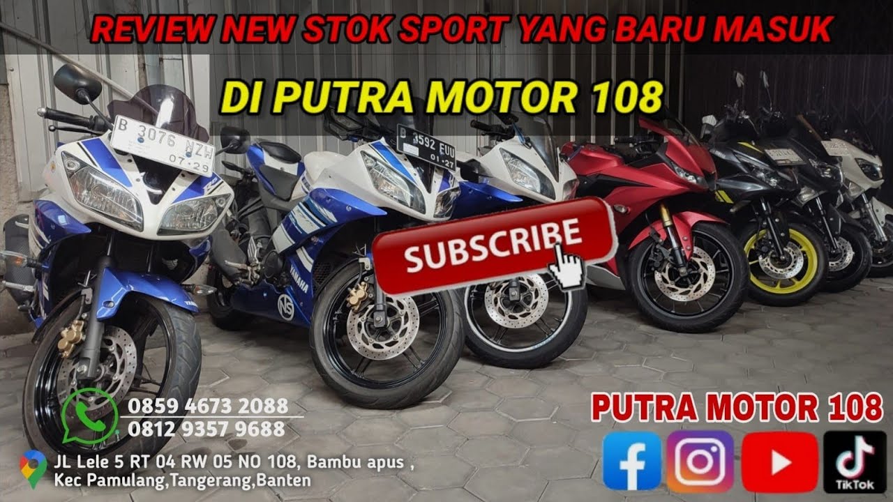 REVIEW NEW STOK SPORT YANG BARU MASUK DI / PUTRA MOTOR 108 MULAI 10 ...