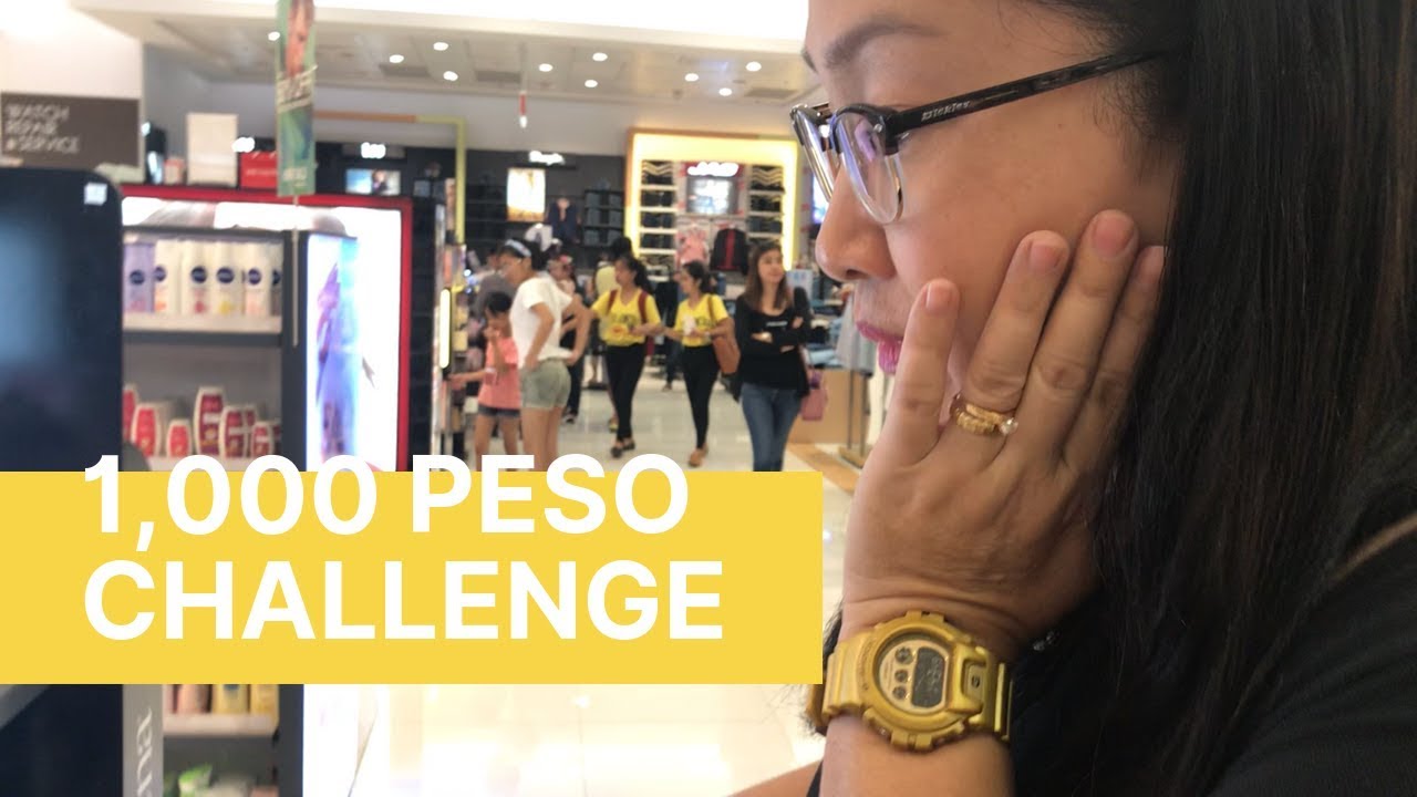 1,000 PESO CHALLENGE SA WATSONS | Sel Daria - YouTube