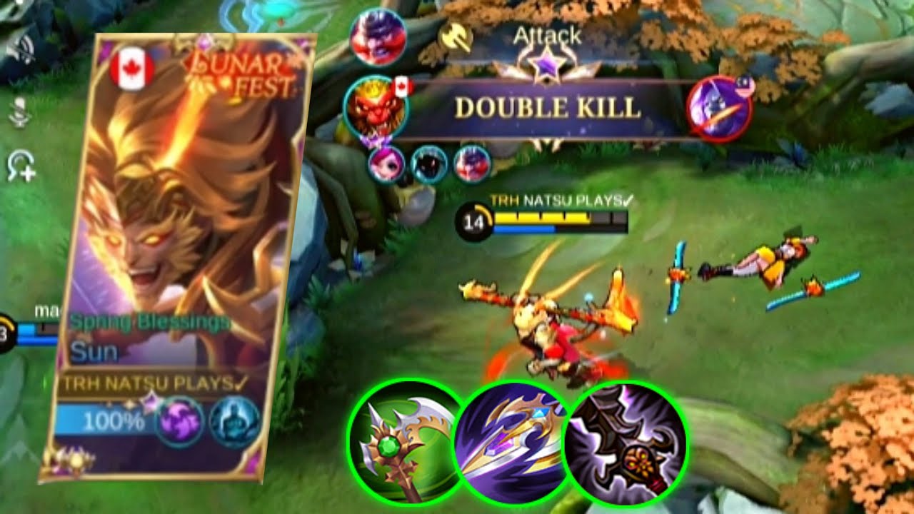 HOW TO PLAY SUN AND EXP LANE 🔥 MLBB BY NATSU PLAYS GAMING - YouTube