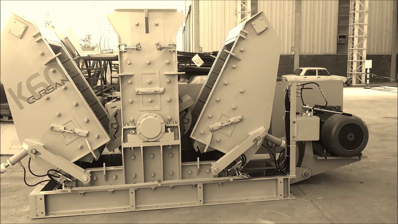GURSAN REVERSIBLE IMPACT CRUSHER - YouTube