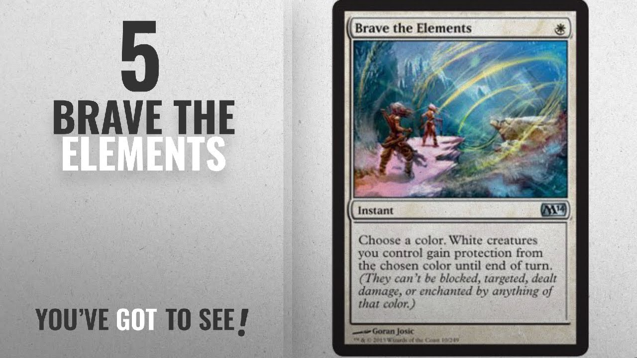 Top 10 Brave The Elements [2018]: Magic: the Gathering - Brave the ...