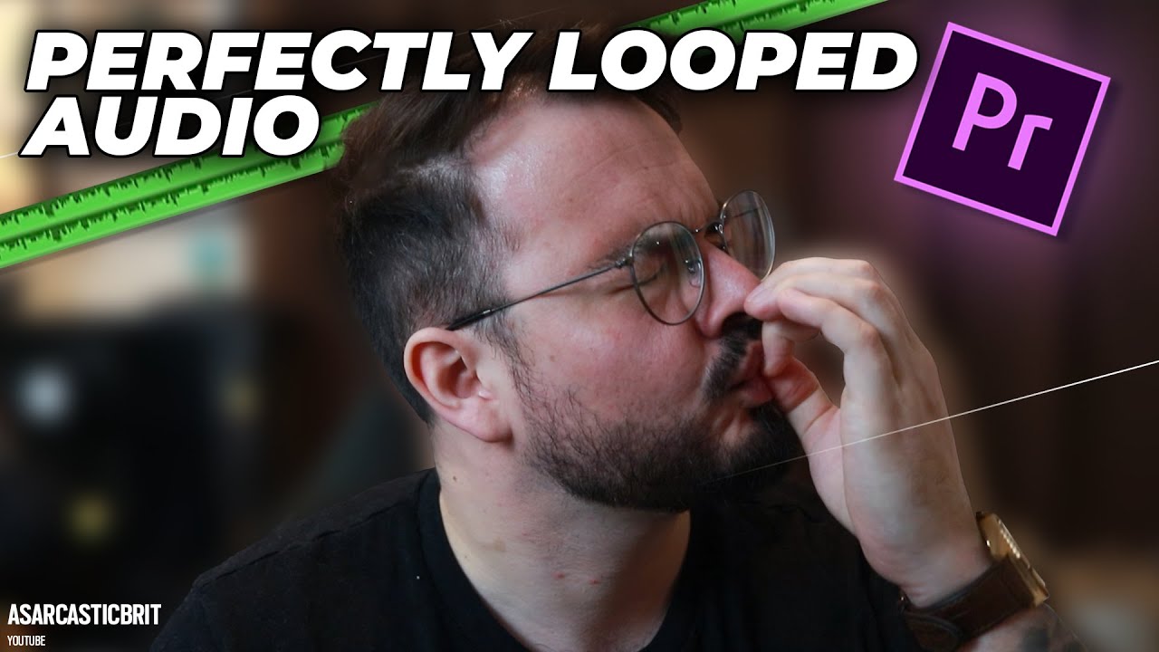 PERFECTLY Looped Audio FAST - Premiere Pro - Any% Editing - YouTube