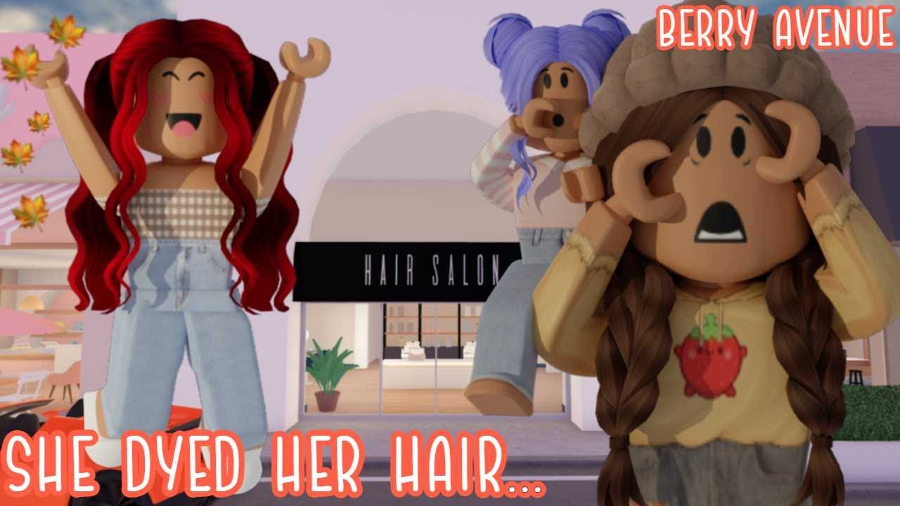 DUCKY DYED HER HAIR! *RAN AWAY* (Berry Avenue) - YouTube