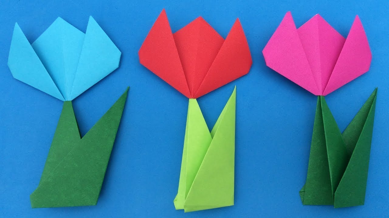 Flores de papel 🌸 como hacer flores de papel, origami. video shorts ...