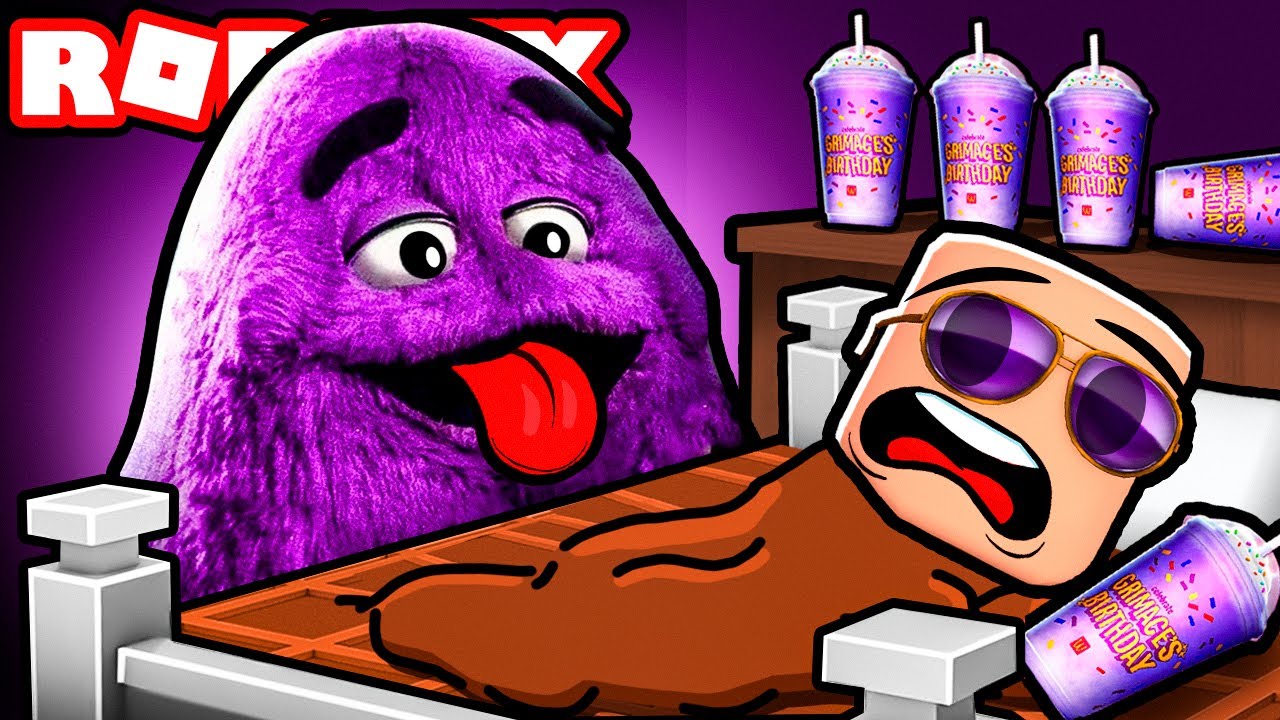 I Dreamt of Grimace! | Roblox: The Grimace Shake - YouTube
