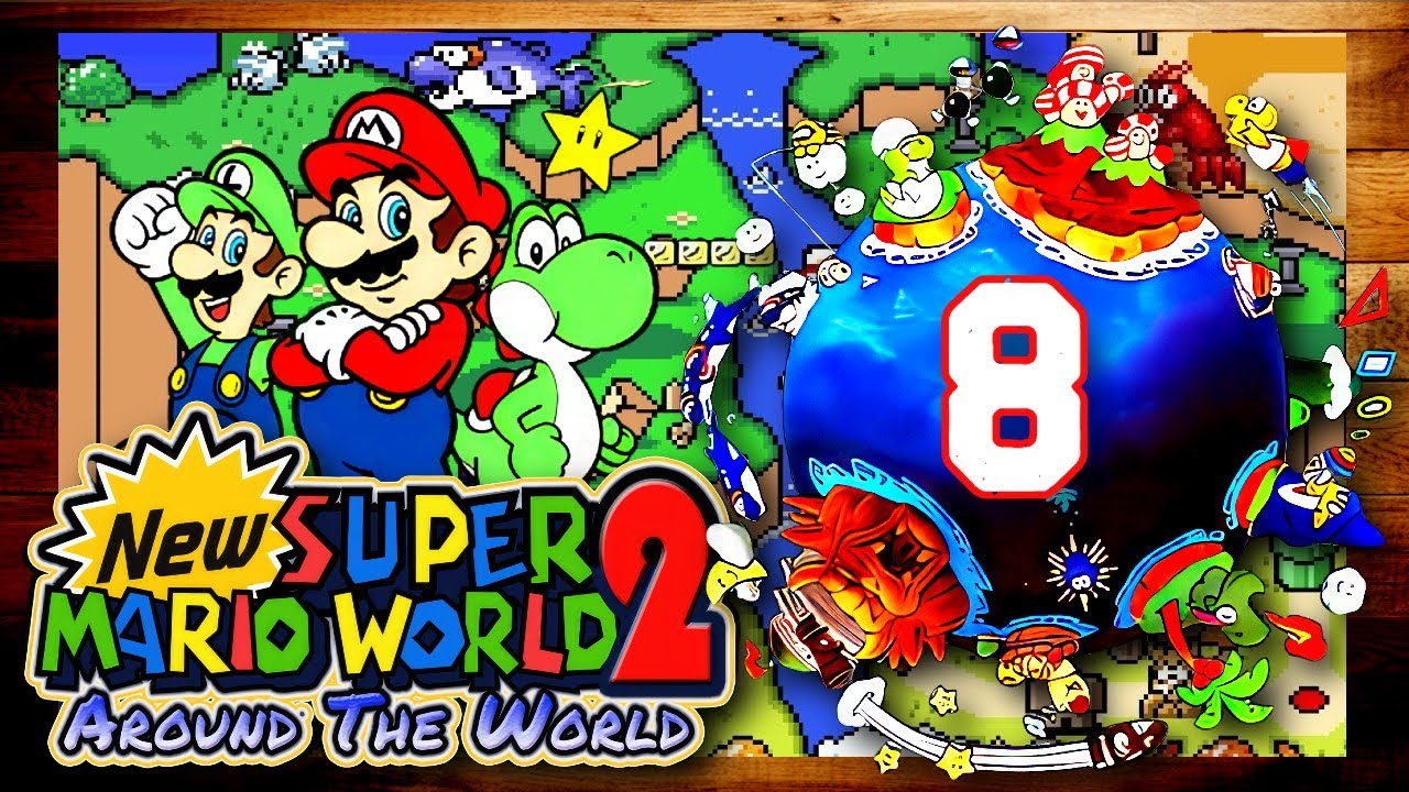 New Super Mario World 2: Around The World🌍8: Spatziergang durch den ...