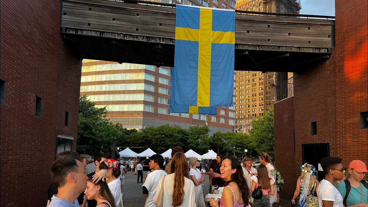 Best Dance in Swedish Midsummer Festival celebration in NYC - YouTube