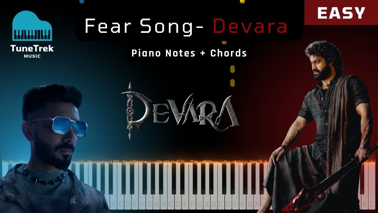 Fear Song Piano Cover | Devara | NTR | Koratala Siva | Anirudh ...