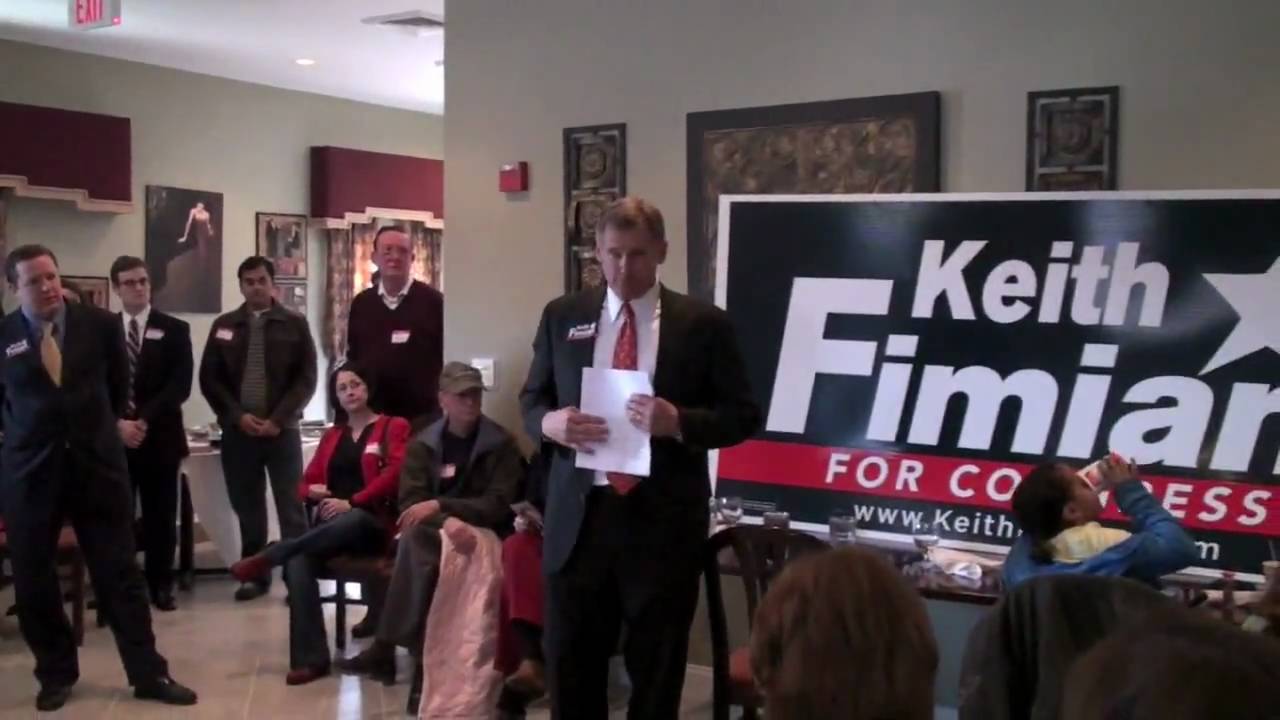 Keith Fimian 2010 Campaign Kickoff - YouTube