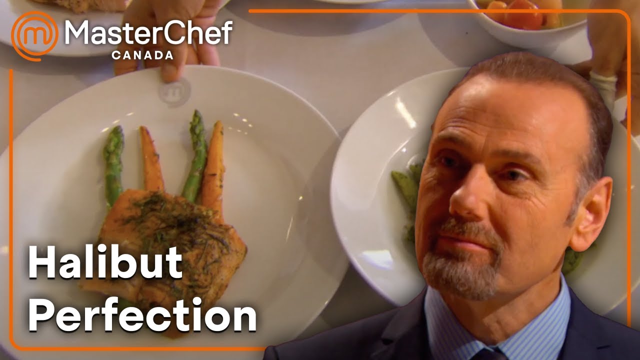 Green Beans, Asparagus, and Halibut in One Meal! | MasterChef Canada ...